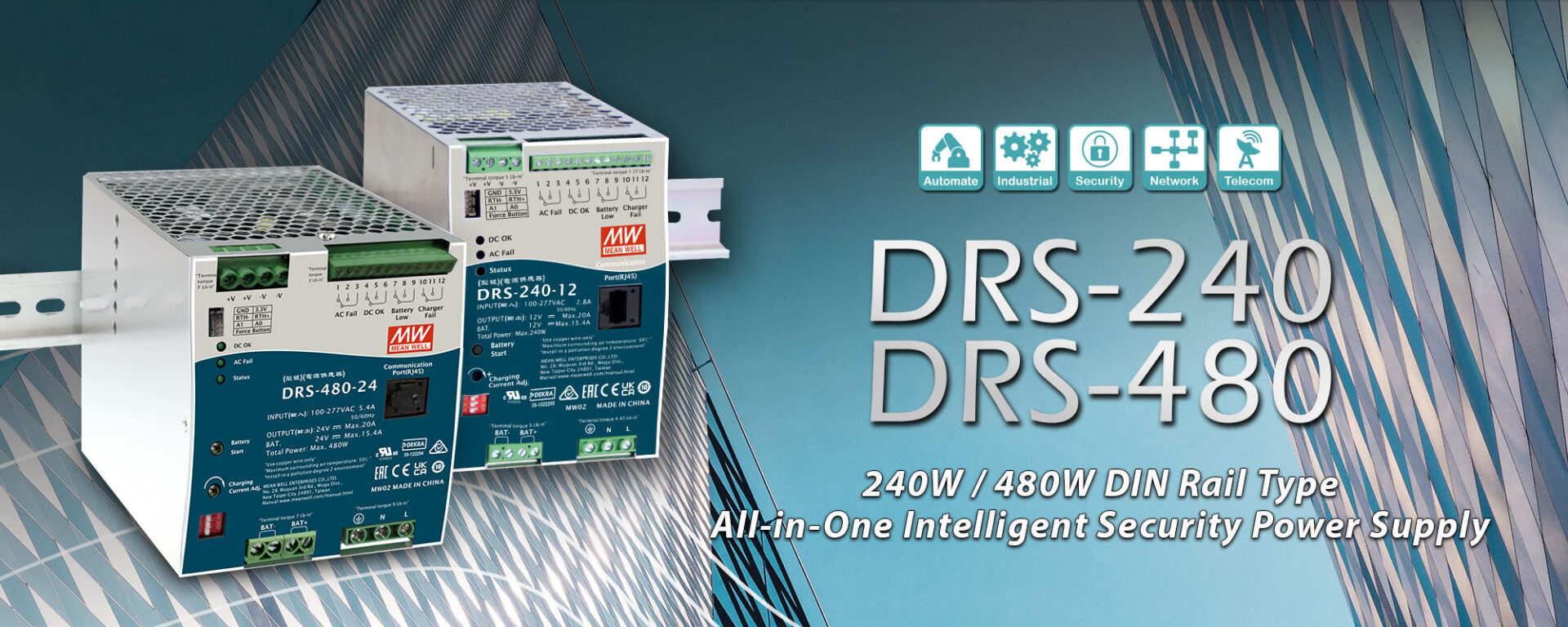 Introducing the DIN Rail Power Supplies from MEAN WELL - KnowHow